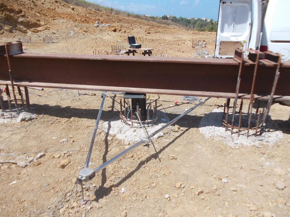 Prove di Carico Statiche su Pali di Fondazione - Canicattì (Agrigento)